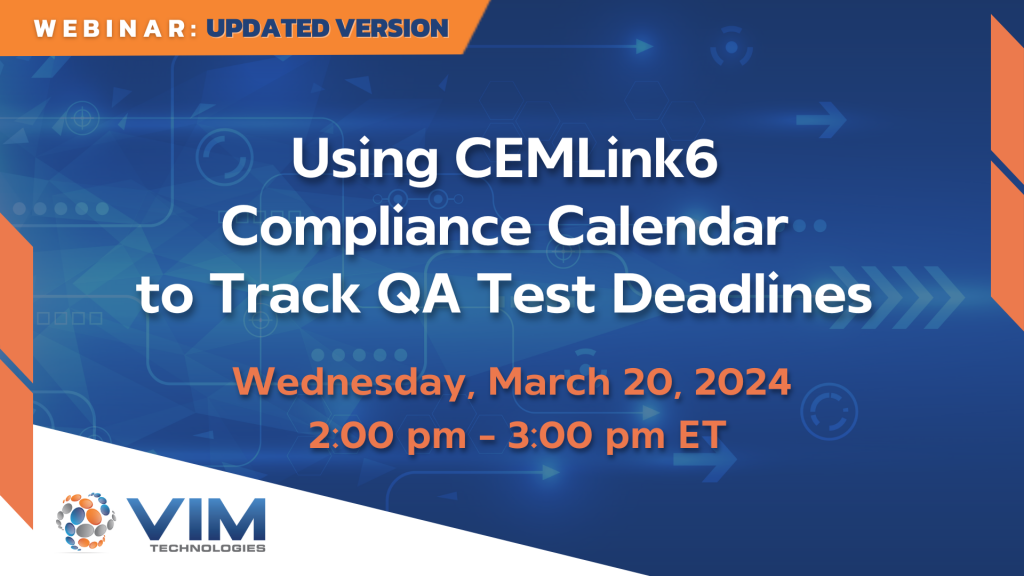 Upcoming Webinars - VIM Technologies